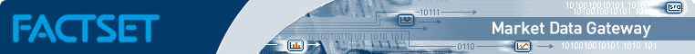 Market Data Gateway - FactSet GmbH